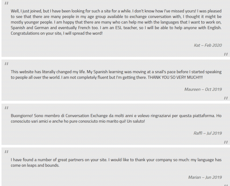 Conversation Exchange Review | The French Street